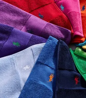 Ralph Lauren Polo Player Bath Towel - Blue