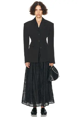 HELSA Handkerchief Midi Skirt
