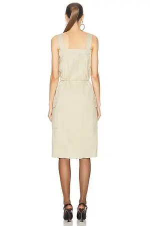 Saint Laurent Utility Twill Dress