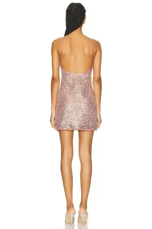 Oseree Netquins Short Dress