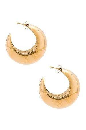 Isabel Marant Étoile Large Hoop Earrings - Dore