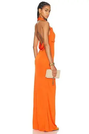 Saint Laurent Plunge Evening Dresses