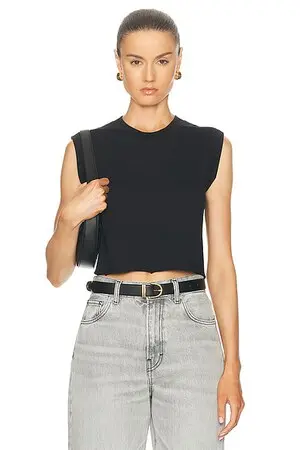 Eterne Cropped Muscle Tank Top