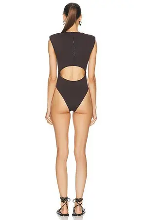 Alaïa Cutout One Piece Swimsuit