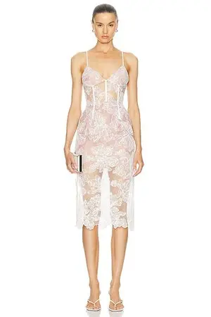 Fleur Du Mal Sheer Cocktail Dresses