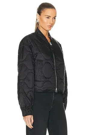 AGOLDE X Shoreditch Ski Club Iona Quilted Bomber Jacket
