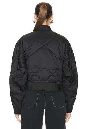 AGOLDE X Shoreditch Ski Club Iona Quilted Bomber Jacket