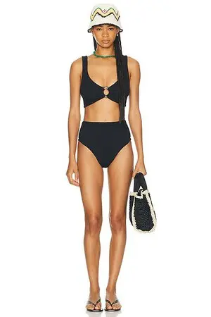 Hunza G Nadine Bikini Set - Black