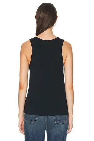 Eterne Loose Tank Top - Black