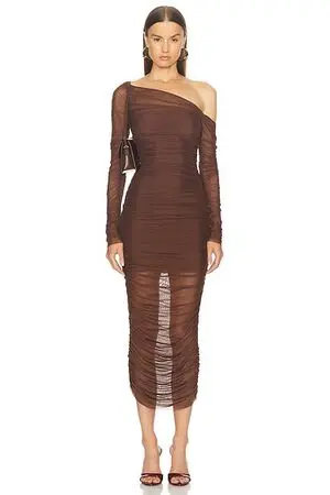 SEROYA Chantae Mesh Dress - Coconut