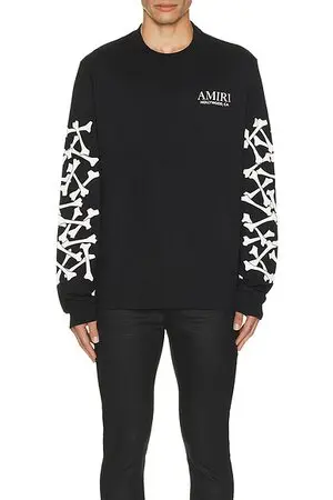 Amiri Bones Stacked Long Sleeve Tee