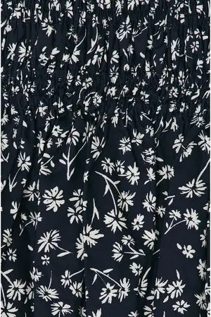 Matteau Shirred Peasant Mini Dress