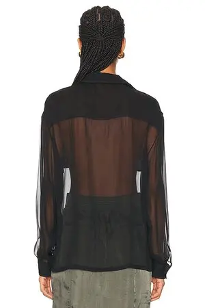 Saint Laurent Button Up Top