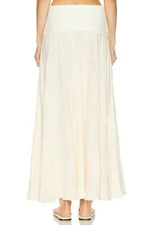 Johanna Ortiz Light And Sound Ankle Skirt - Ecru