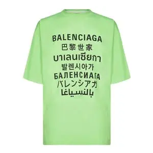 Balenciaga Polyester Oversized T-shirt