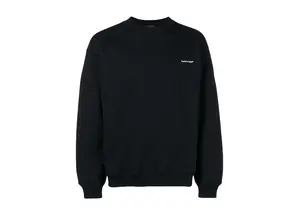 Balenciaga Small Contrast Logo Print Crewneck Sweatshirt