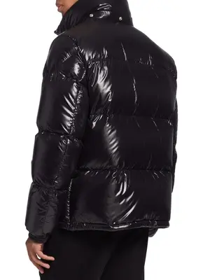 Moncler Montbeliard Hooded Down Jacket - Black