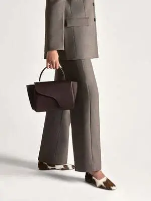 ATP ATELIER Arezzo Leather Handbag - Walnut