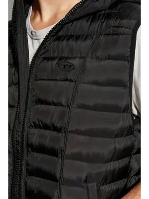 DIESEL W-temple Gilet - Black
