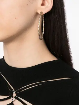CHARRIOL Love Twist Hoop Earrings