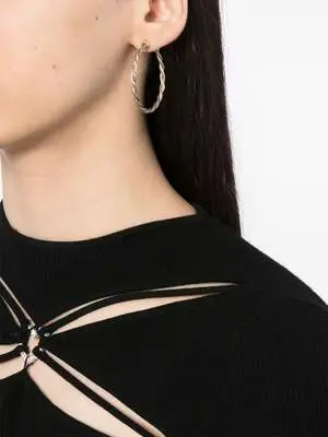 CHARRIOL Love Twist Hoop Earrings