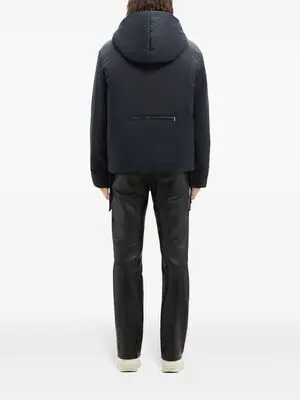 COURREGES Logo-appliqué Hooded Puffer Jacket
