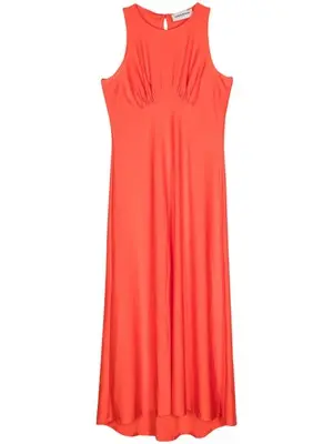 Sonia Rykiel Paris Bustier-detail A-line Midi Dress