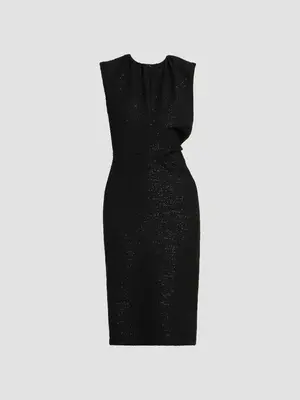Kiton Sparkle Sleeveless Midi-dress