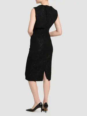 Kiton Sparkle Sleeveless Midi-dress