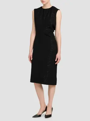 Kiton Sparkle Sleeveless Midi-dress