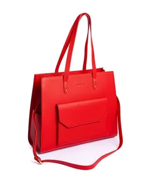 F & W STYLE Imani Large Tote - Red