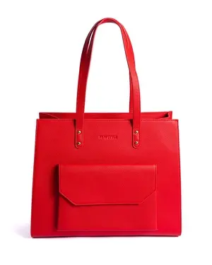 F & W STYLE Imani Large Tote - Red