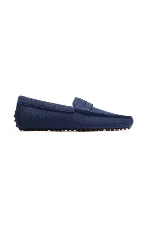 Rothy's The Driving Loafer - Navy Herringbone