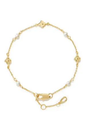 ANA LUISA Hannah Flower Bracelet - Gold