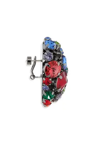 AREA Crystal Heart Earrings