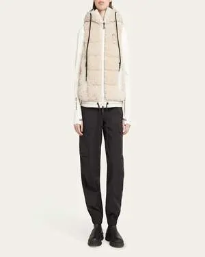 Moncler Teddy Fleece Puffer Vest