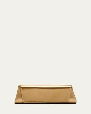 Akris Anouk Small Clutch Bag - Antique Gold
