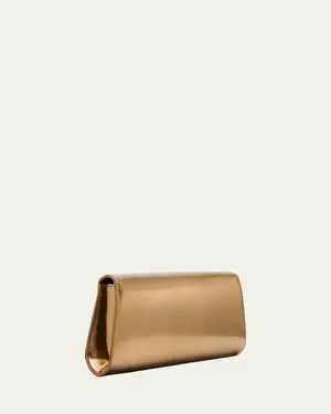 Akris Anouk Small Clutch Bag - Antique Gold