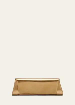 Akris Anouk Small Clutch Bag - Antique Gold