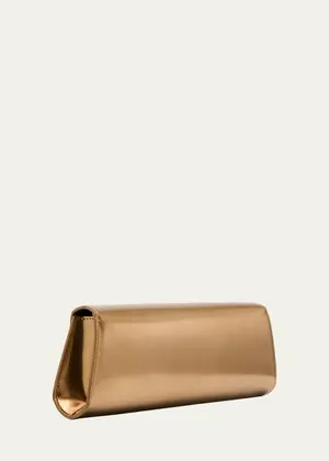 Akris Anouk Small Clutch Bag - Antique Gold