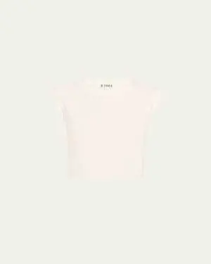 Eterne Éterne Cropped Muscle Tank Top - Ivory