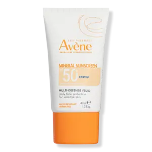EAU THERMALE AVENE Mineral Sunscreen Multi-defense Fluid Tinted Spf 50 - One-color