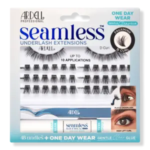 ARDELL Seamless One Day Underlash Extension Kit – Faux Mink D Curl - One-color
