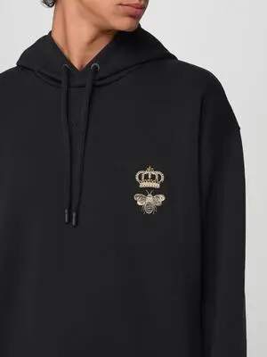 Dolce & Gabbana Logo Emblem Hoodie - Black