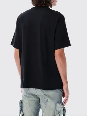 Amiri Crewneck Cotton T-shirt With Contrasting Printed Logo
