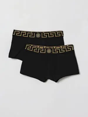 Versace Set Of 2 Stretch Cotton Briefs - Black 1