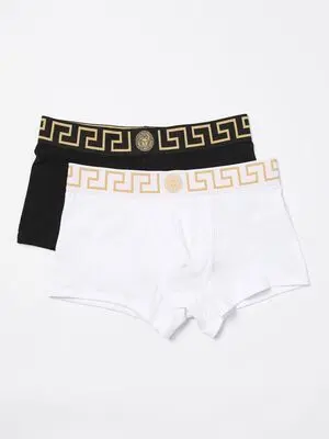 Versace Set Of 2 Stretch Cotton Briefs Black 2