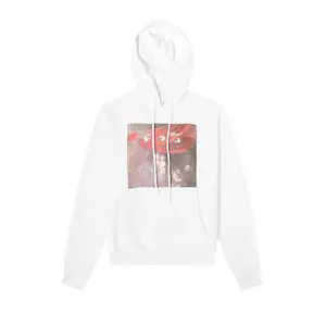 Off-White Sprayed Caravaggio Over Hoodie - White