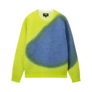StÜssy Brushed Dot Sweater - Green