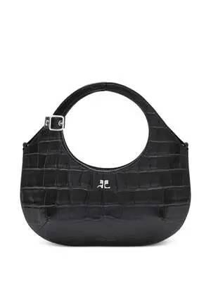 COURREGES Mini Holy Tote Bag - Black